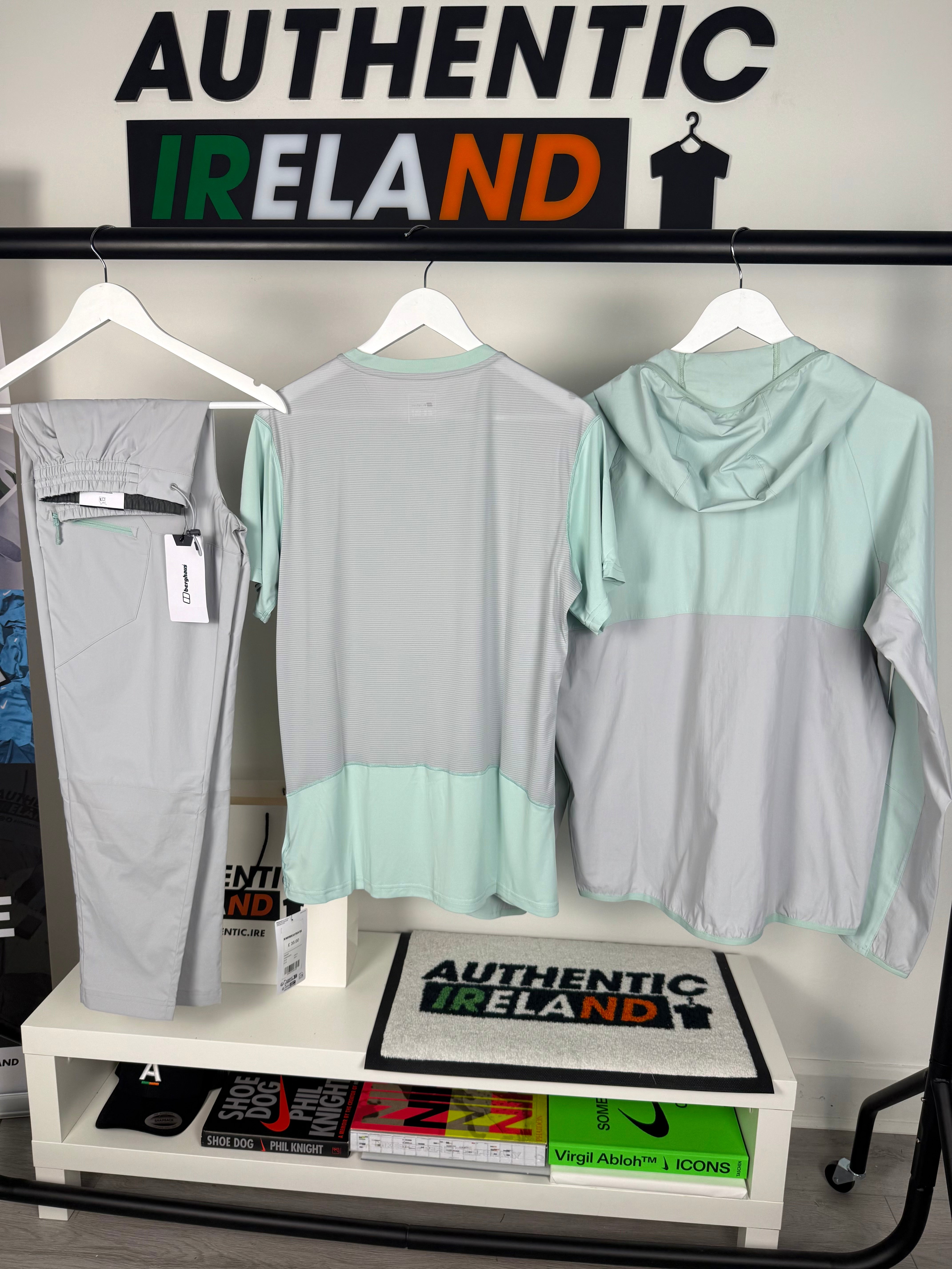 BERGHAUS TWO-TONE 2.0 TRACKSUIT - MINT/GREY – Authentic Ireland