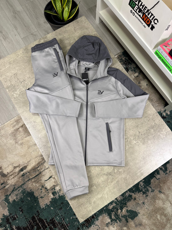 ENVI LIGHT POLY TRACKSUIT - GREY/SLATE – Authentic Ireland