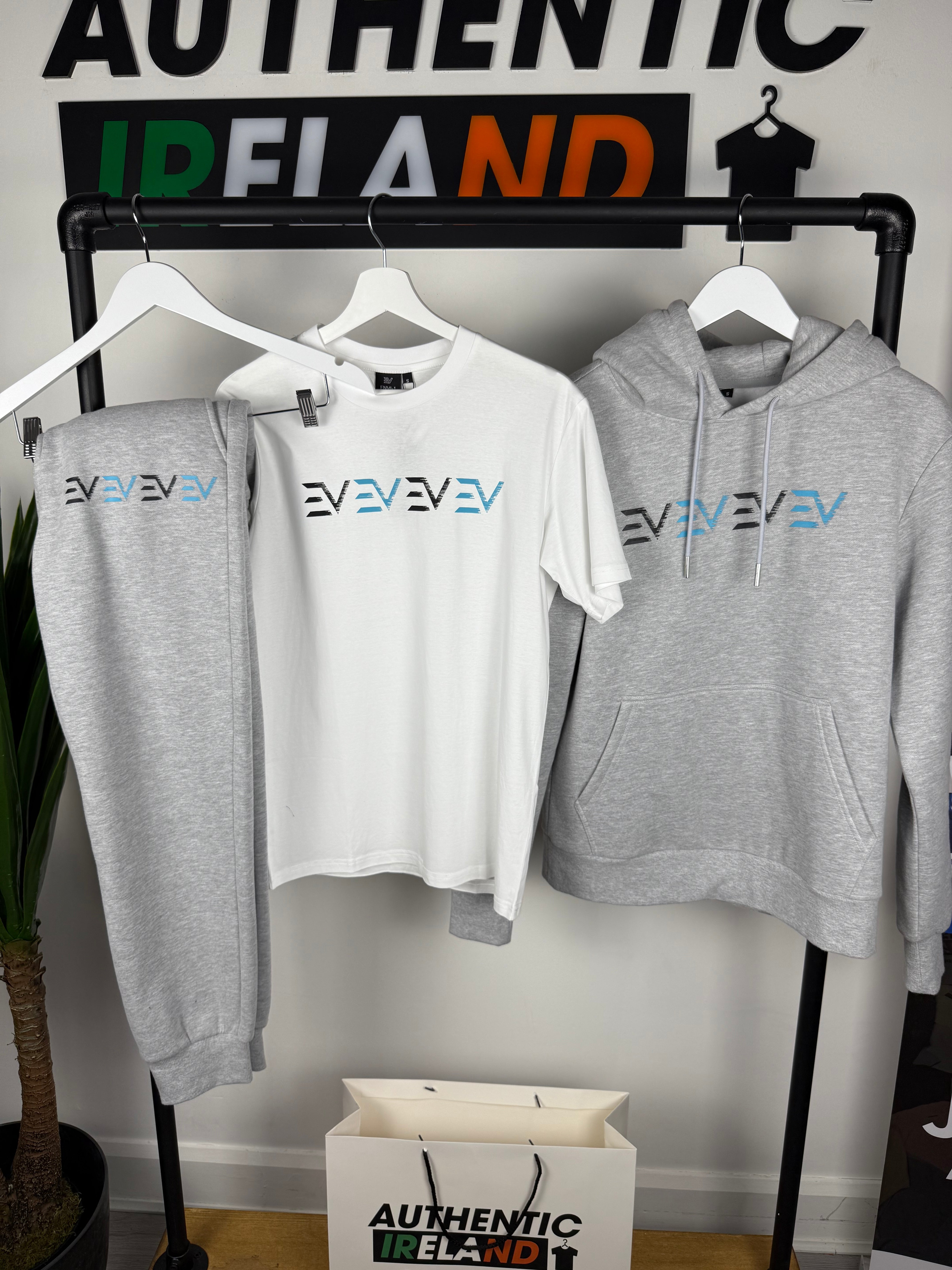 ENVI DIGITAL LOGO TRACKSUIT SET - GREY/BLUE – Authentic Ireland