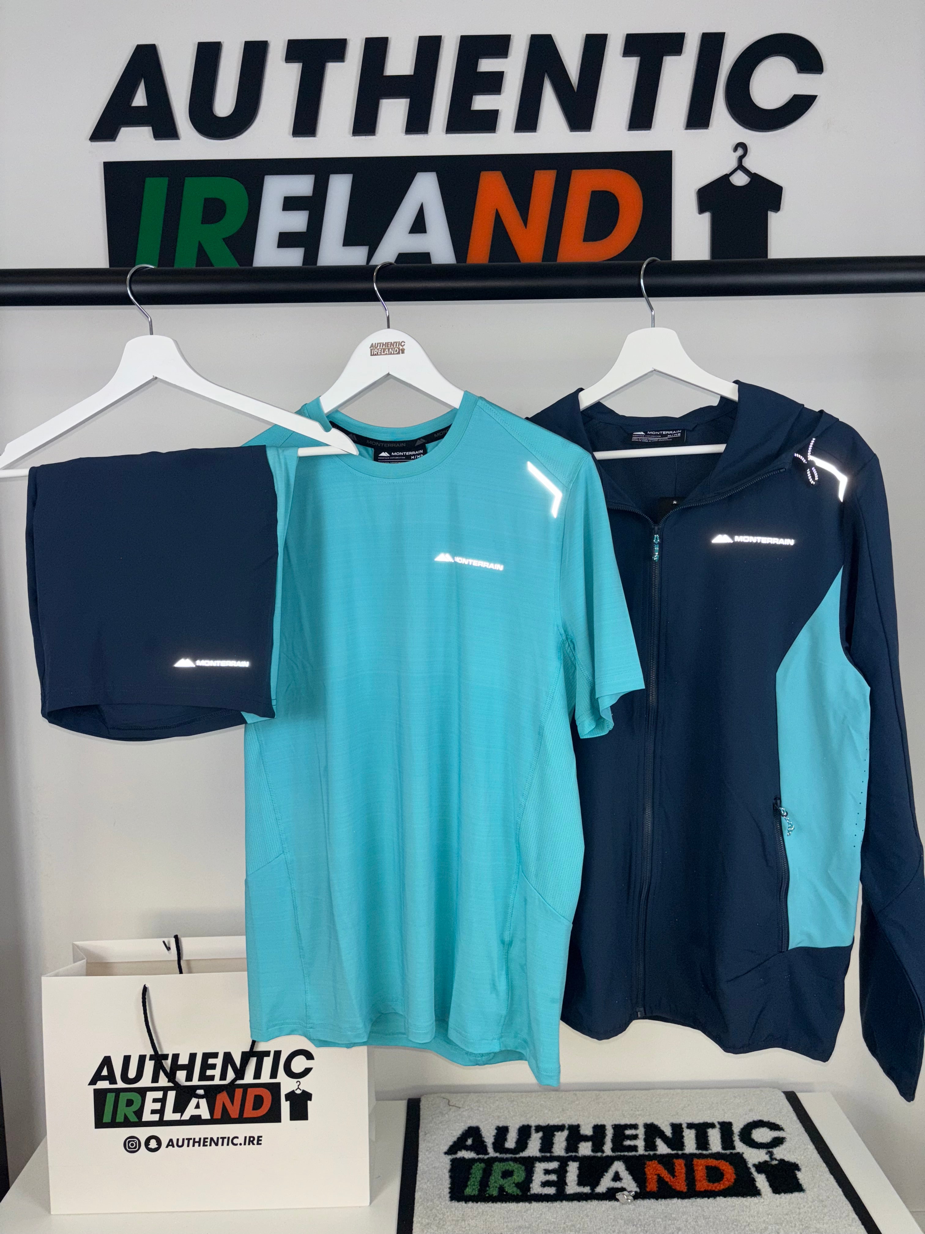 MONTERRAIN WINDRUNNER 3-PIECE SET - AQUA BLUE – Authentic Ireland